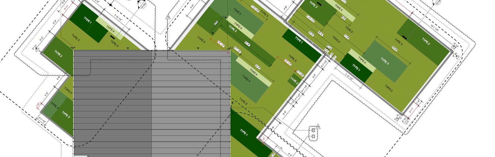 Faux Rooftop Greenery - Commercial Green Roof with Artificial Plants