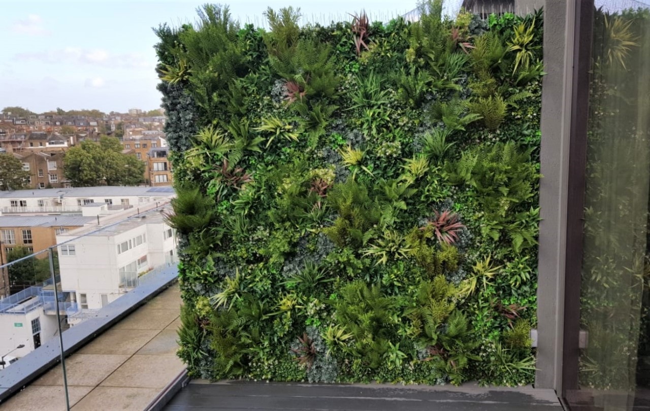 Balcony Divider with VistaFolia - Living Wall Art